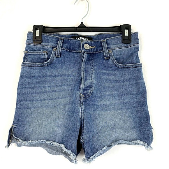 Express | Shorts | Express Vintage Midi High Rise Shorts 2 | Poshmark